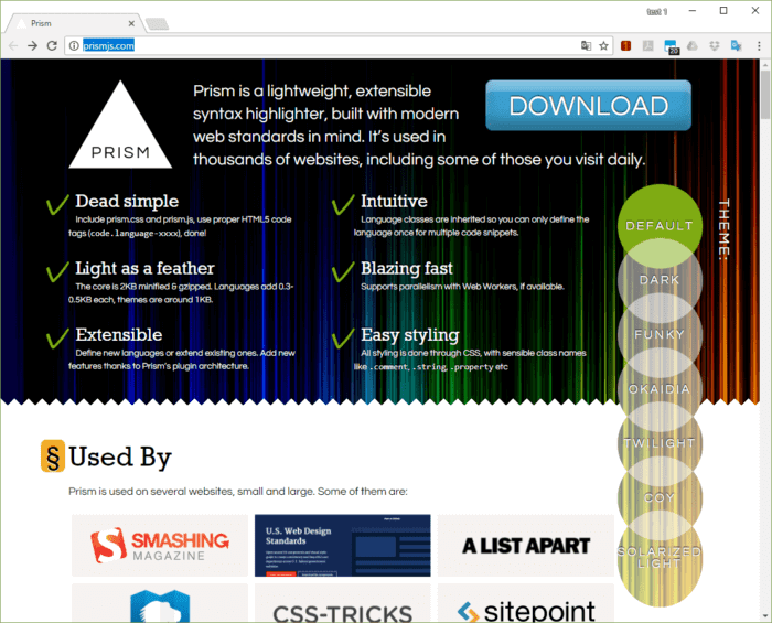 JavaScript, Prism.jsをWebサイトに実装する | ただ屋ぁのブログ
