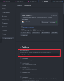 Atom, Python開発におすすめのパッケージ。LinterとIDE（統合開発環境） | ただ屋ぁのブログ